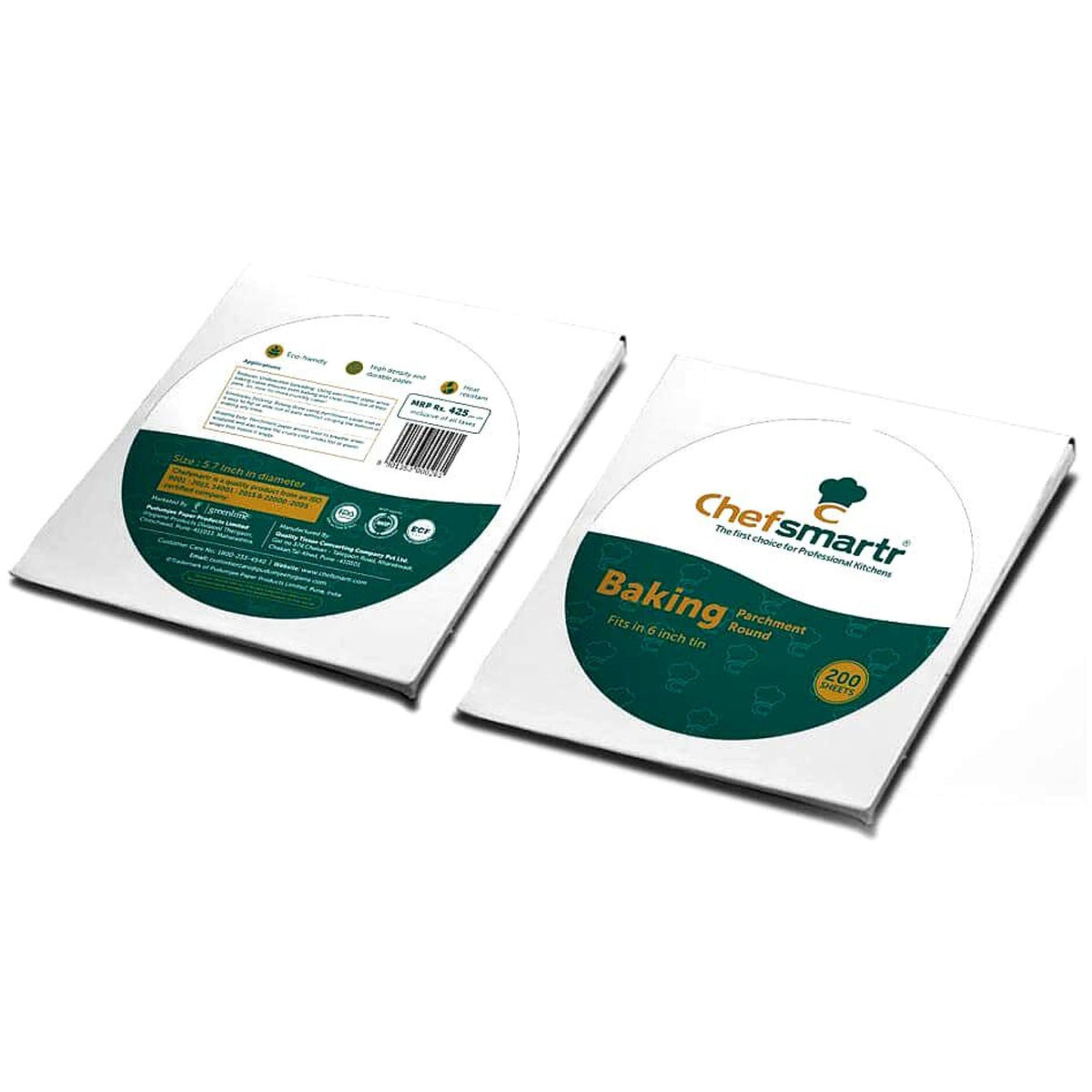 Chefsmartr Round Pre-Cut Parchment Liners | 6 Inch — Esslly
