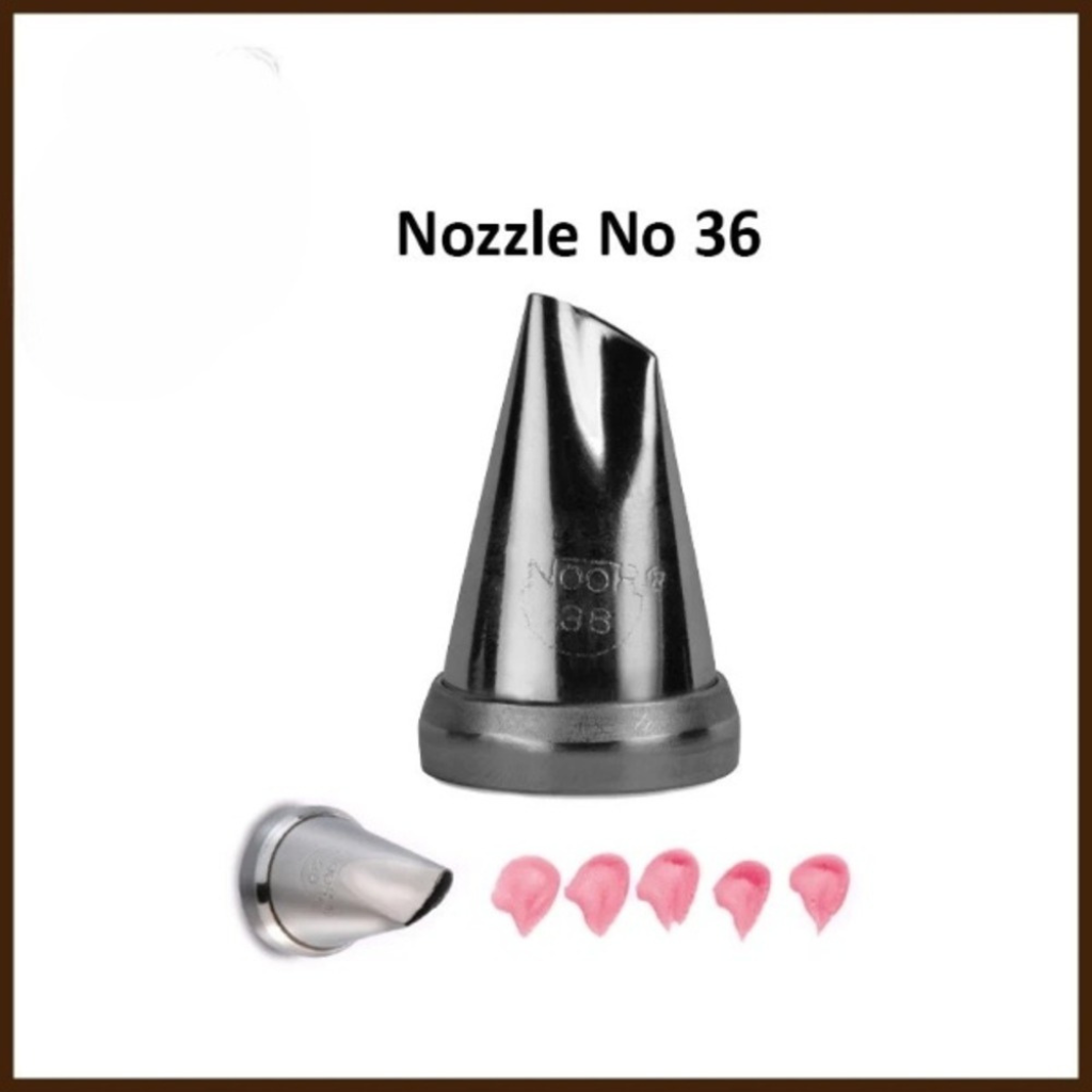 Noor Icing Nozzle No. 36 – Stainless Steel Cake Decorating Tip — Esslly